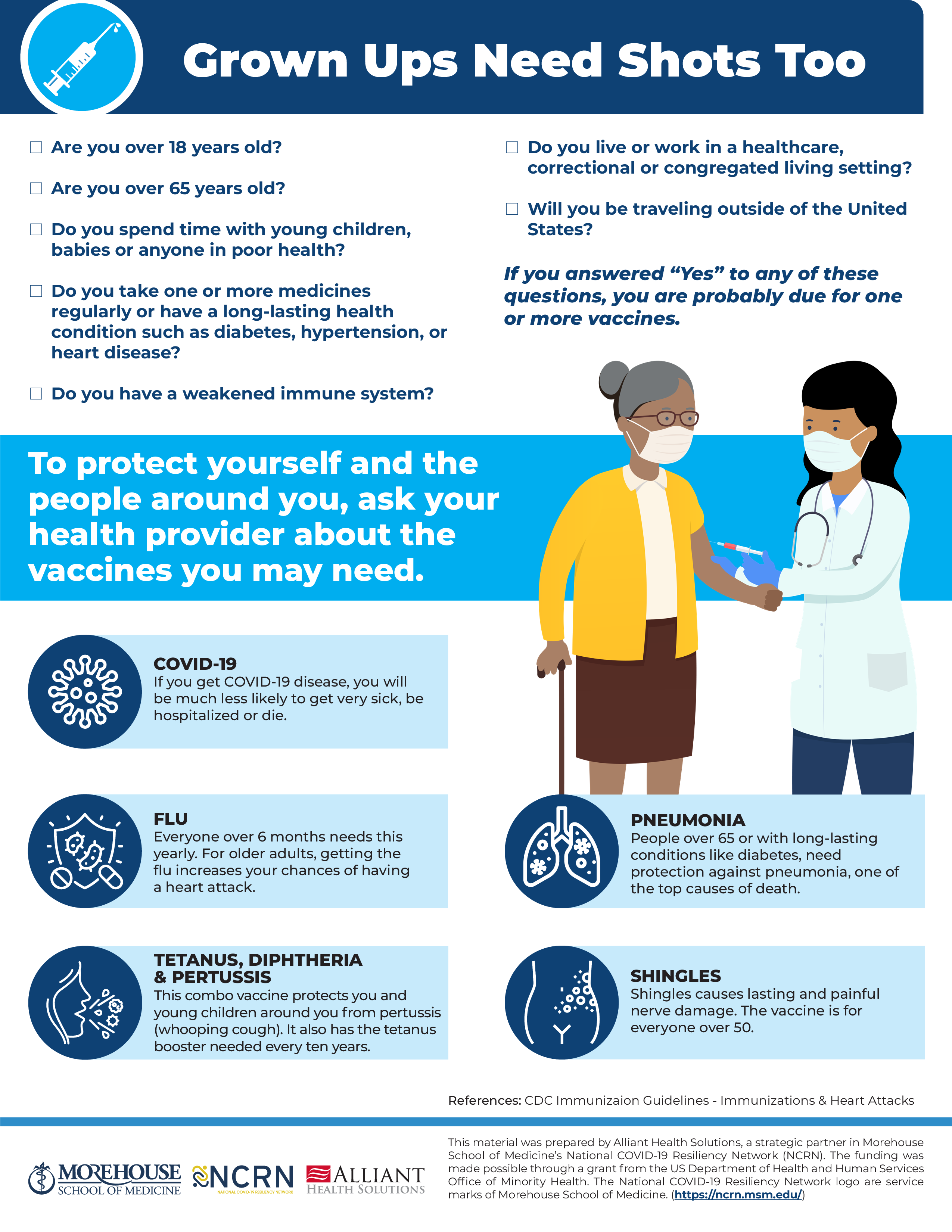 Factsheet Grown Ups Need Shots Too Vaccine Resource Hub