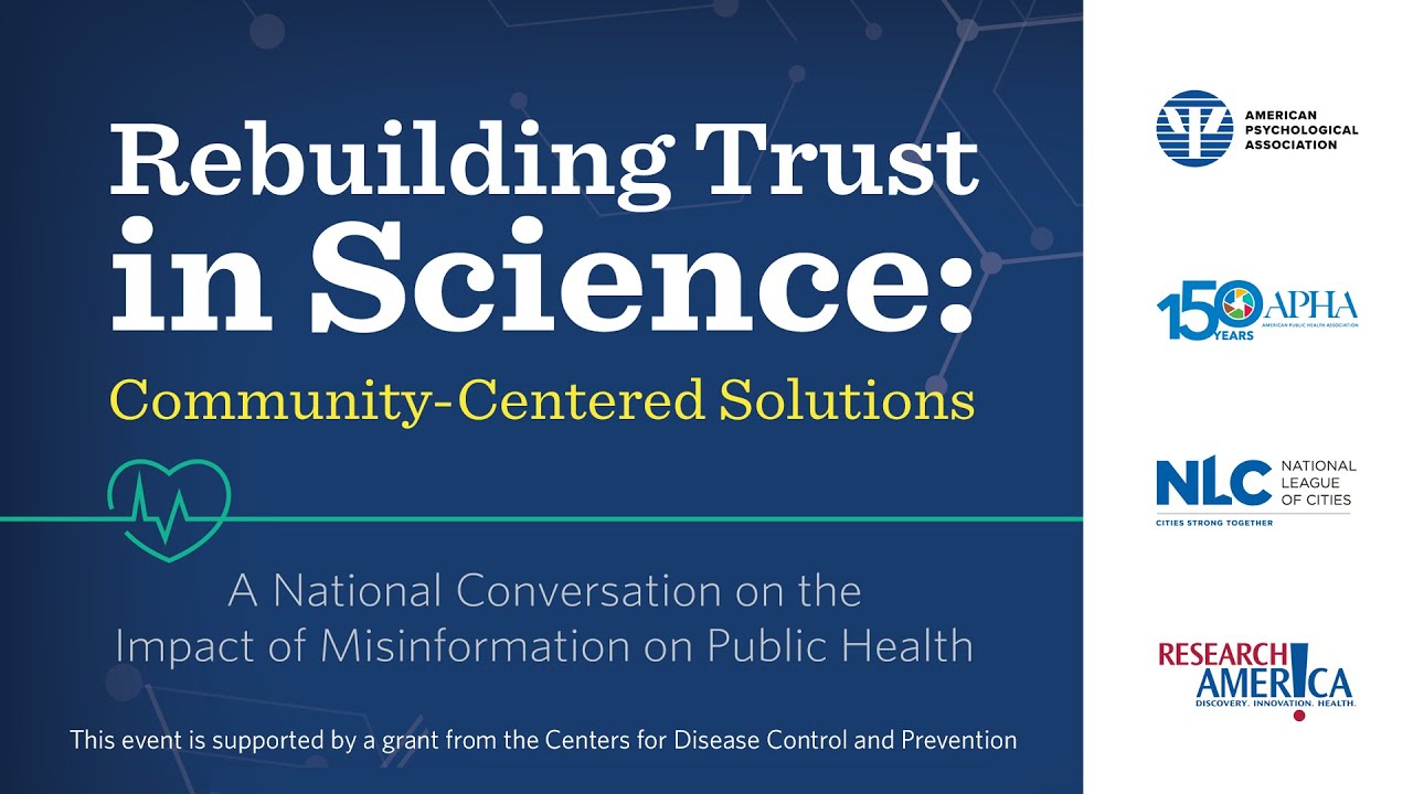 Webinar: Rebuilding Trust in Science | Vaccine Resource Hub