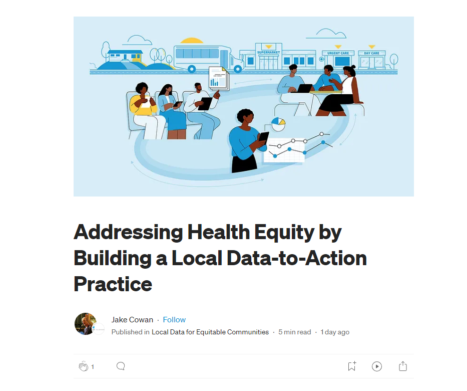 Report: Addressing Health Equity by Building a Local Data-to-Action ...